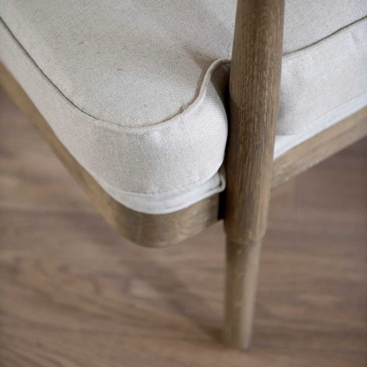 St James Curved Oak Armchair | Willow's Collection | Sweetpea & Willow