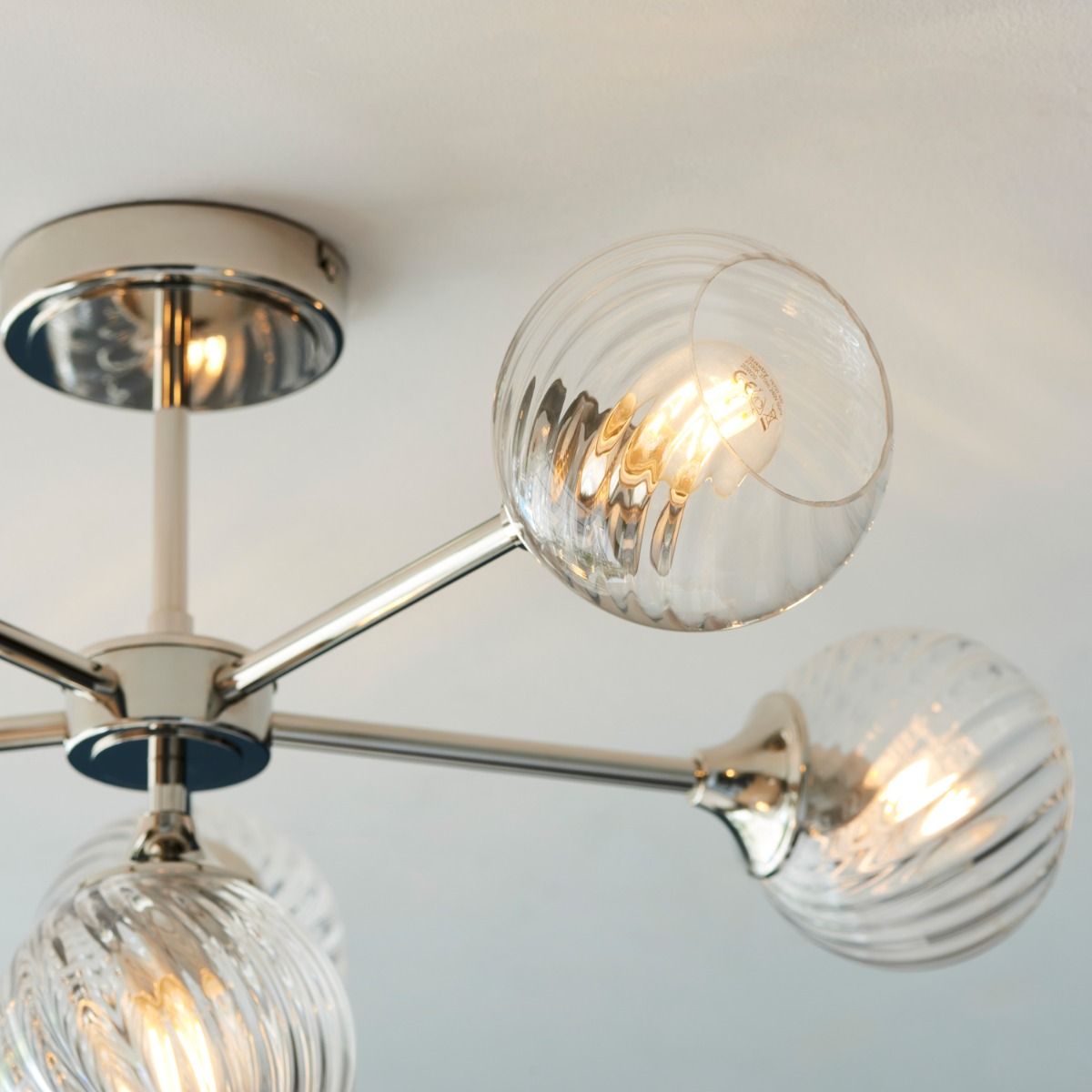 Hera Ceiling Light - Nickel | Willow's Collection | Sweetpea & Willow