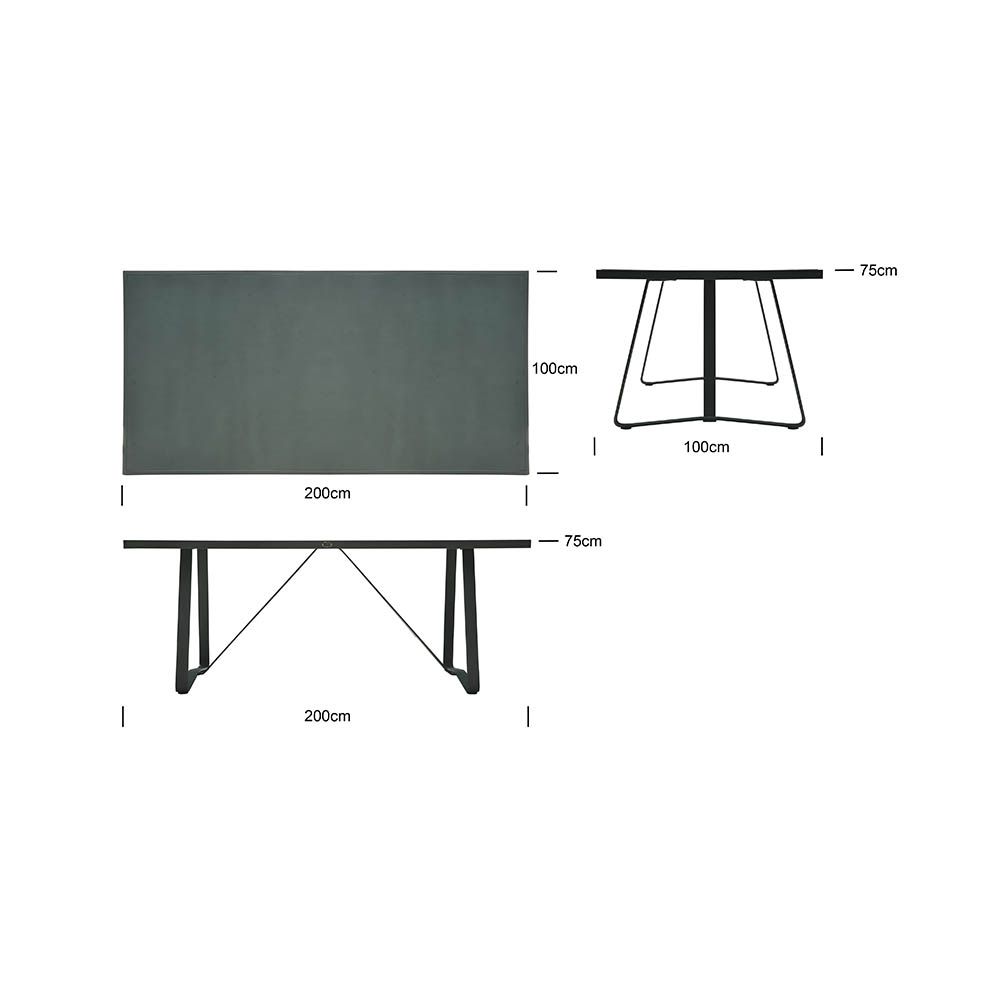 Horizon Dining Table - 250 cm | Skyline Design | Sweetpea & Willow