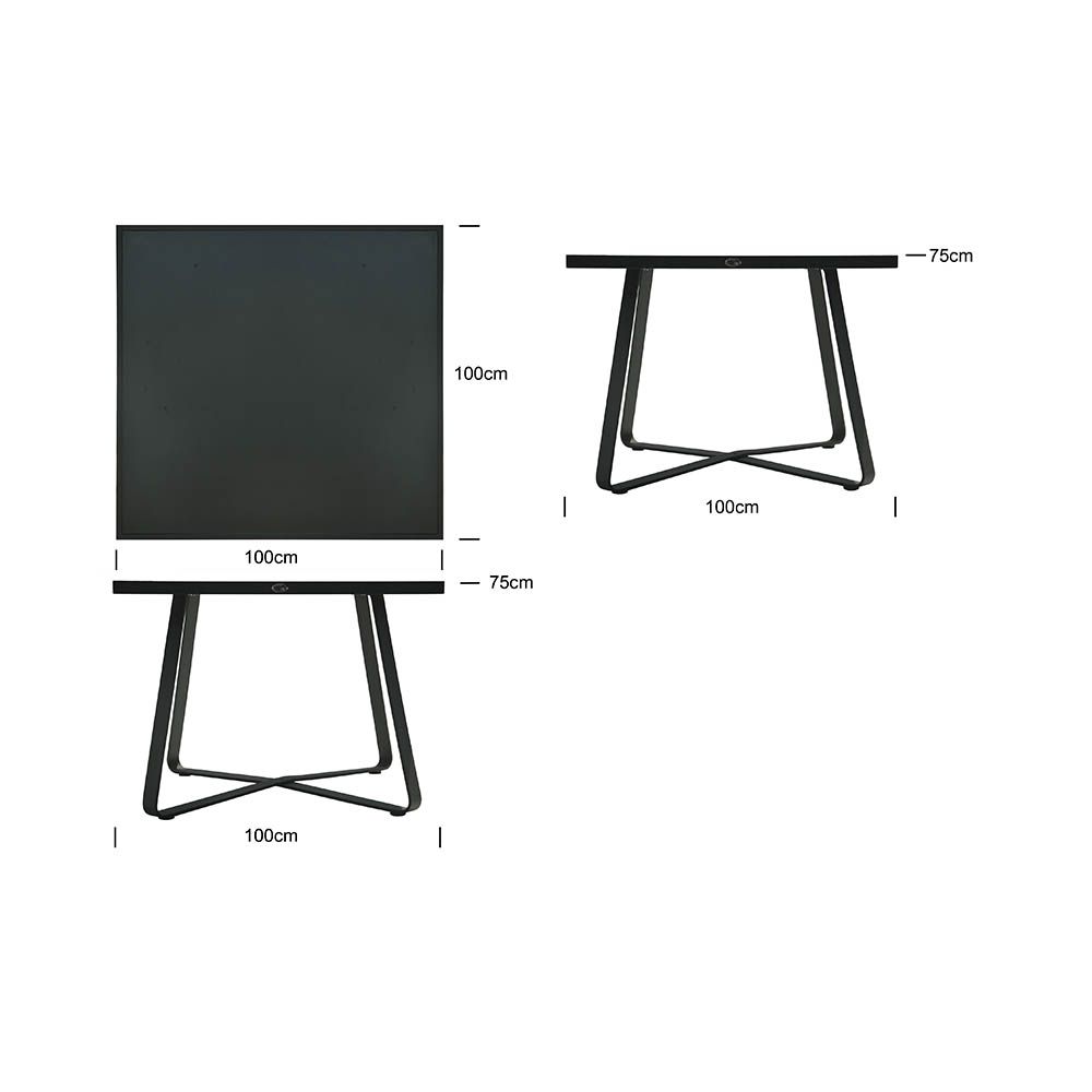 Horizon Dining Table - 100 cm| Skyline Design | Sweetpea & Willow