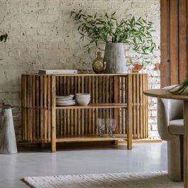 Eudora Slatted Console Table | Willow's Collection | Sweetpea & Willow