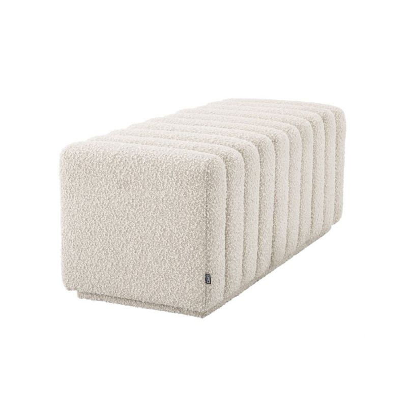 Eichholtz Bente Bench - Boucle Cream | Benches | Sweetpea & Willow