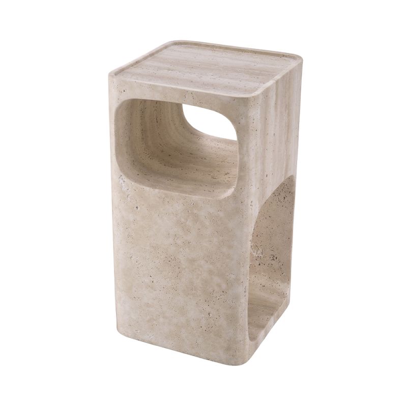 Eichholtz Adler Side Table - Travertine | Side Tables | Sweetpea & Willow