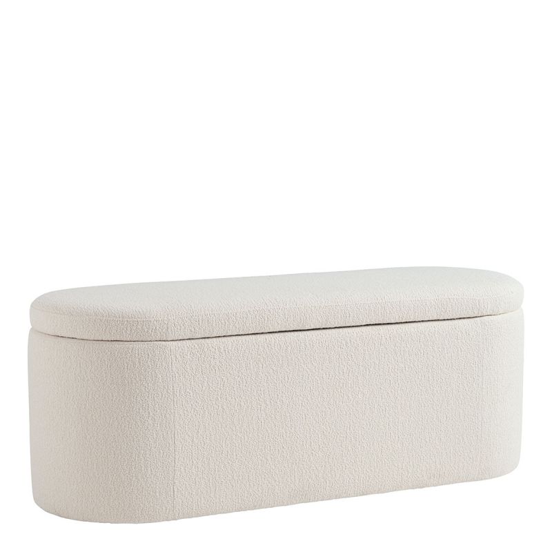 Lisette Bench - Bouclé Cream | Blanc d'Ivoire | Sweetpea & Willow