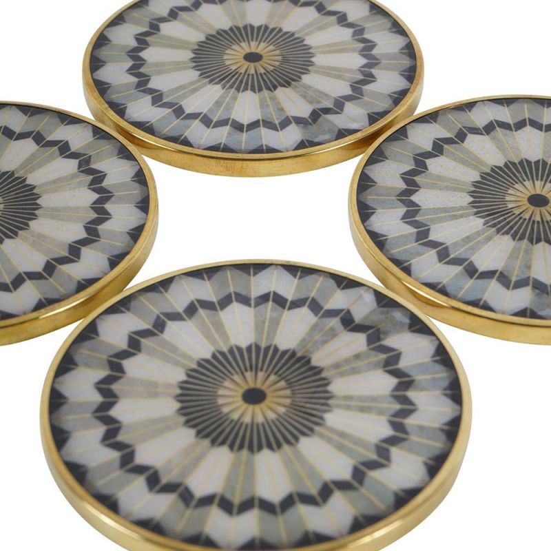 Jessamy Round Coasters - Set of 4 | Accessories | Sweetpea & Willow