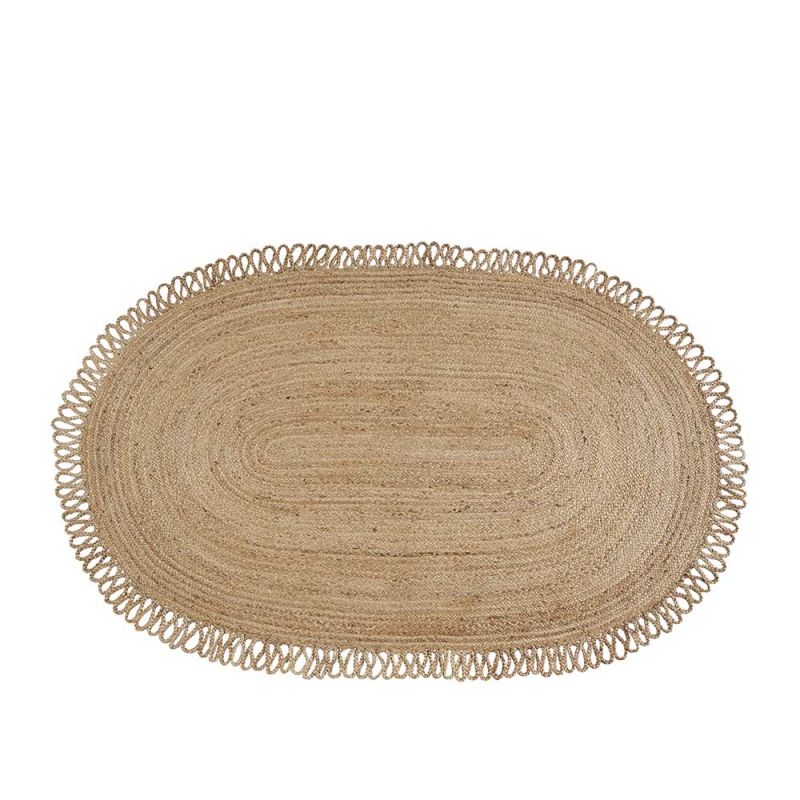 Oval Jute Rug - 250 x 140 cm | Sweetpea & Willow