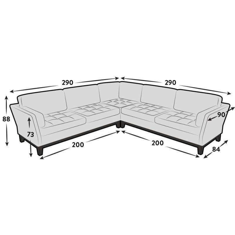 Delphine Corner Sofa_ | Sweetpea & Willow
