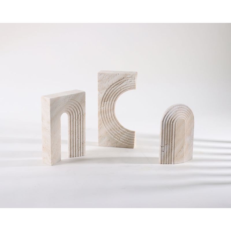 Liang & Eimil Arch II Sculpture - Beige Marble | Liang & Eimil ...