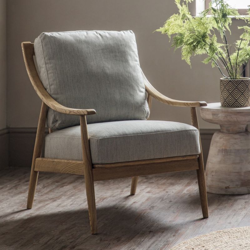 Arras Armchair - Natural Linen | Willow's Collection | Sweetpea & Willow