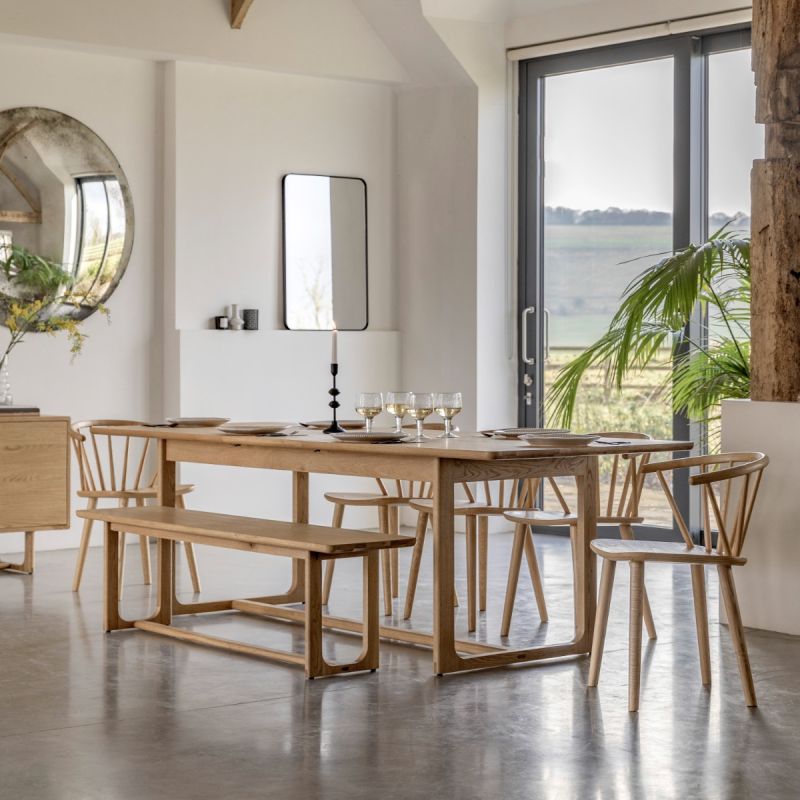Nikko Dining Table - Natural (Extendable) | Willow's Collection ...