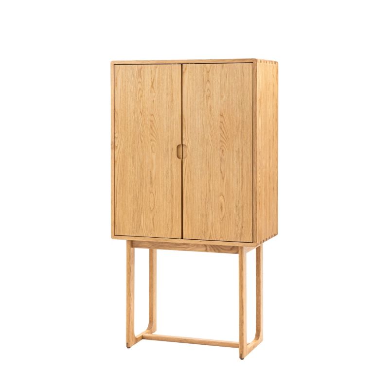 Nikko Cocktail Cabinet - Natural | Willow's Collection | Sweetpea & Willow