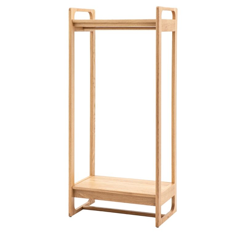 Nikko Open Wardrobe - Natural | Willow's Collection | Sweetpea & Willow