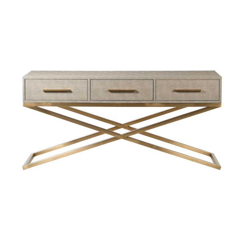 Hattie Console Table - Faux Shagreen | Console Table | Sweetpea & Willow
