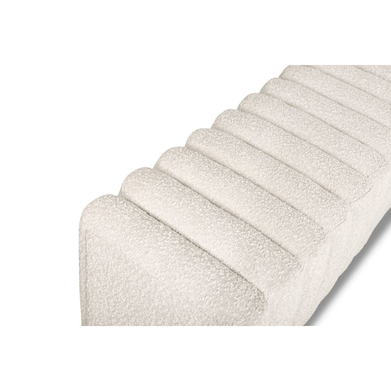 Liang & Eimil Kalum Bench - Boucle Sand | Liang & Emil Luxury Home ...