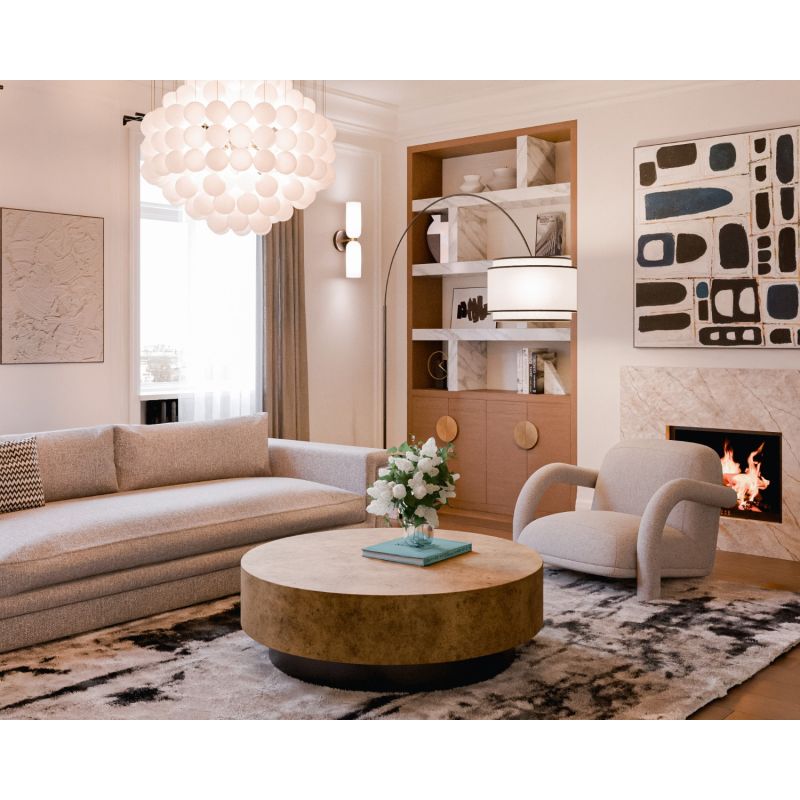 Delta Sofa - Colmer Silver Grain | Liang & Eimil | Sweetpea & Willow