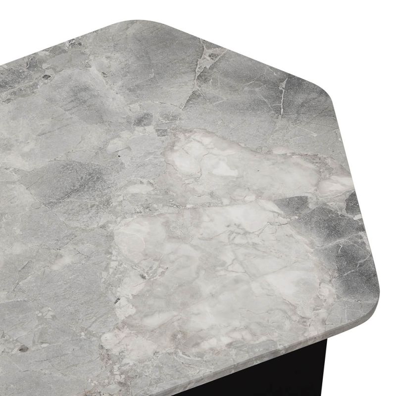 Liang & Eimil Organic End Table - Oreo Grey/Matte Black | Liang & Emil ...