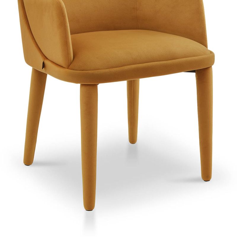 Liang & Eimil Diva Dining Chair with Arms - Kaster II Mustard | Liang ...