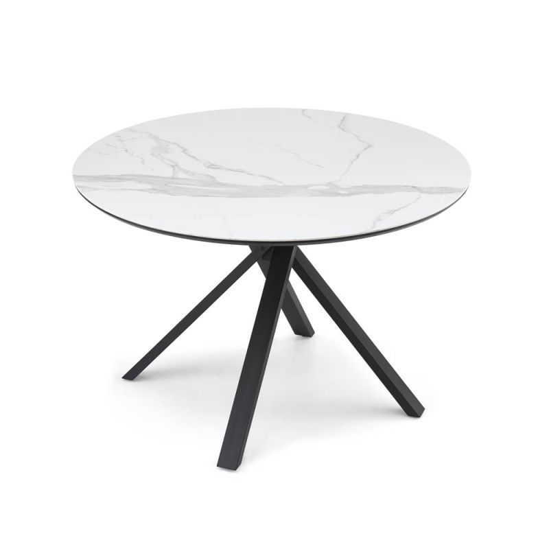Liang & Eimil Aston Dining Table - White Ceramic/Matte Black | Liang ...