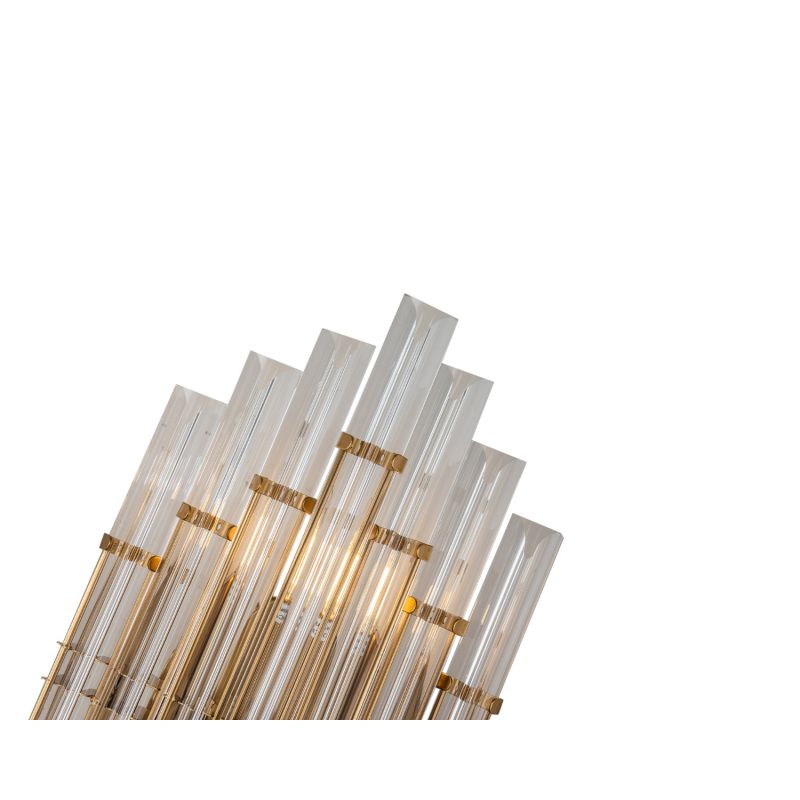 Liang & Eimil Drop Wall Lamp - Brushed Brass/Clear Glass | Liang ...