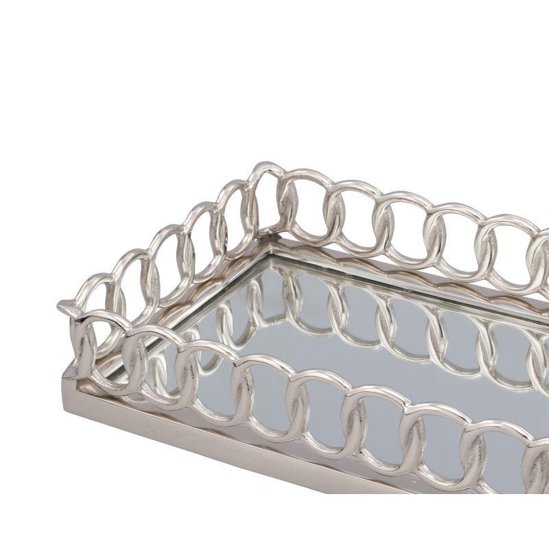 Liang & Eimil Mirror Tray - Nickel | Liang & Eimil | Sweetpea & Willow