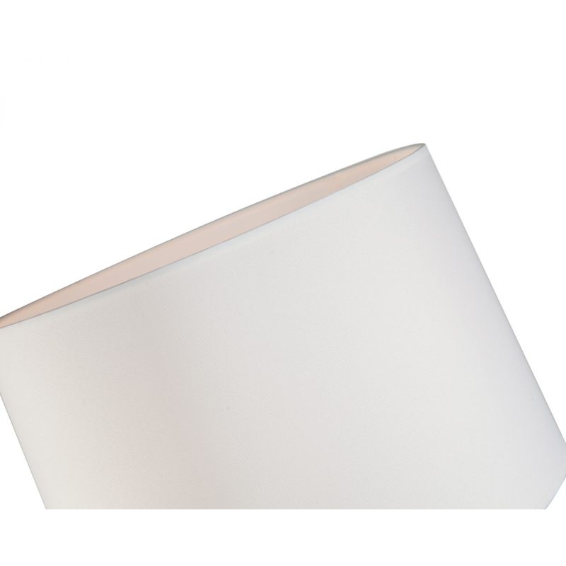 Liang & Eimil Norman Table Lamp - Clear Glass/Antique Brass/White Shade ...