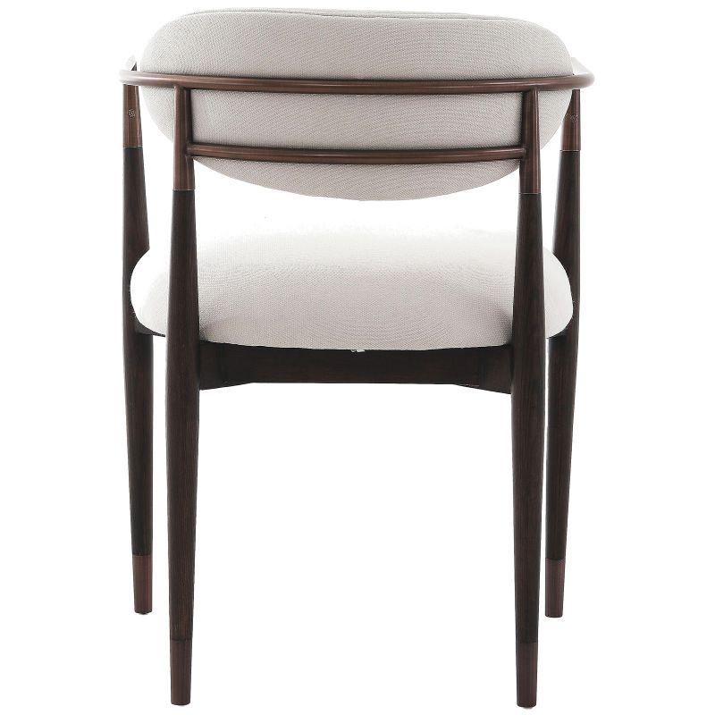 Soho Dining Chair - Walnut & Bronze | Keiichi | Sweetpea & Willow