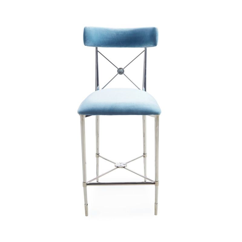 Jonathan Adler Rider Counter Stool - Rialto Sky | Counter Stools ...