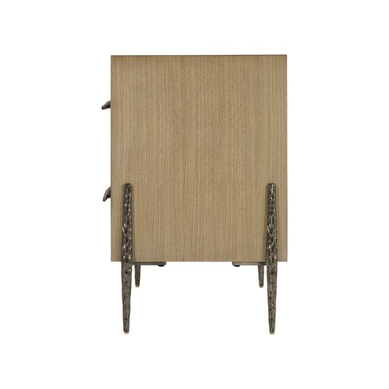 Essence Bedside Table - Two Drawer | Theodore Alexander | Sweetpea & Willow