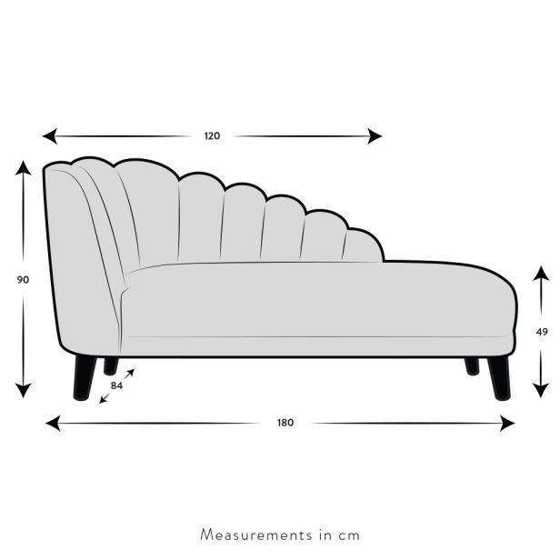 Ariel Chaise Longue HiL | Sweetpea & Willow