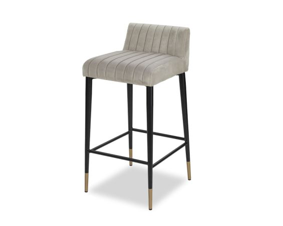 Liang & Eimil Arden Counter Stool - Gainsborough Nickel Grey | Liang & Eimil | Sweetpea & Willow