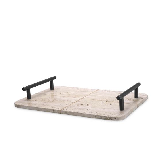 Uttermost Elevated Tray/Plateau - Panda Marble - Medium | Uttermost ...