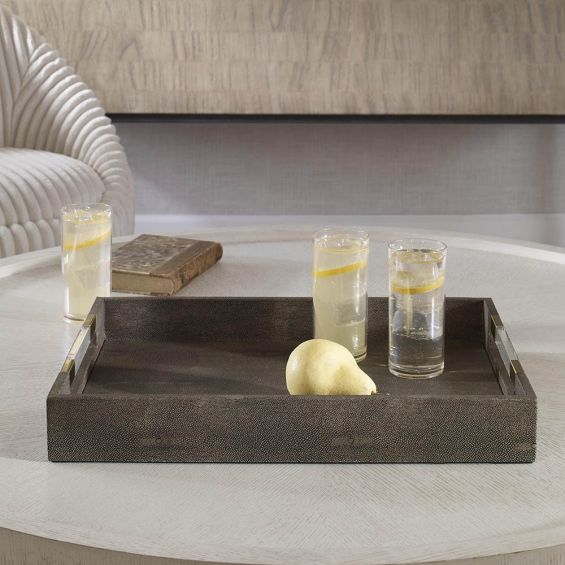 Uttermost Elevated Tray/Plateau - Panda Marble - Medium | Uttermost ...