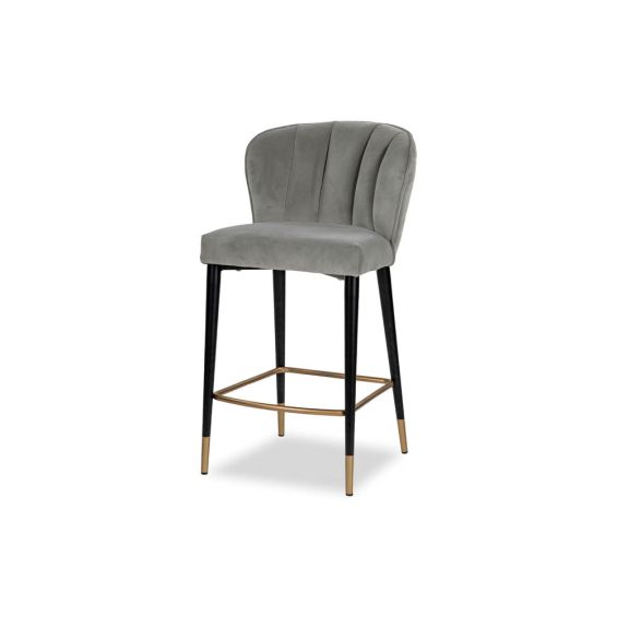 Liang & Eimil Arden Counter Stool - Gainsborough Nickel Grey | Liang ...
