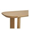Simona Console - Light Oak | Blanc d'Ivoire | Sweetpea & Willow