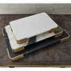Uttermost Elevated Tray/Plateau - Panda Marble - Medium | Uttermost ...